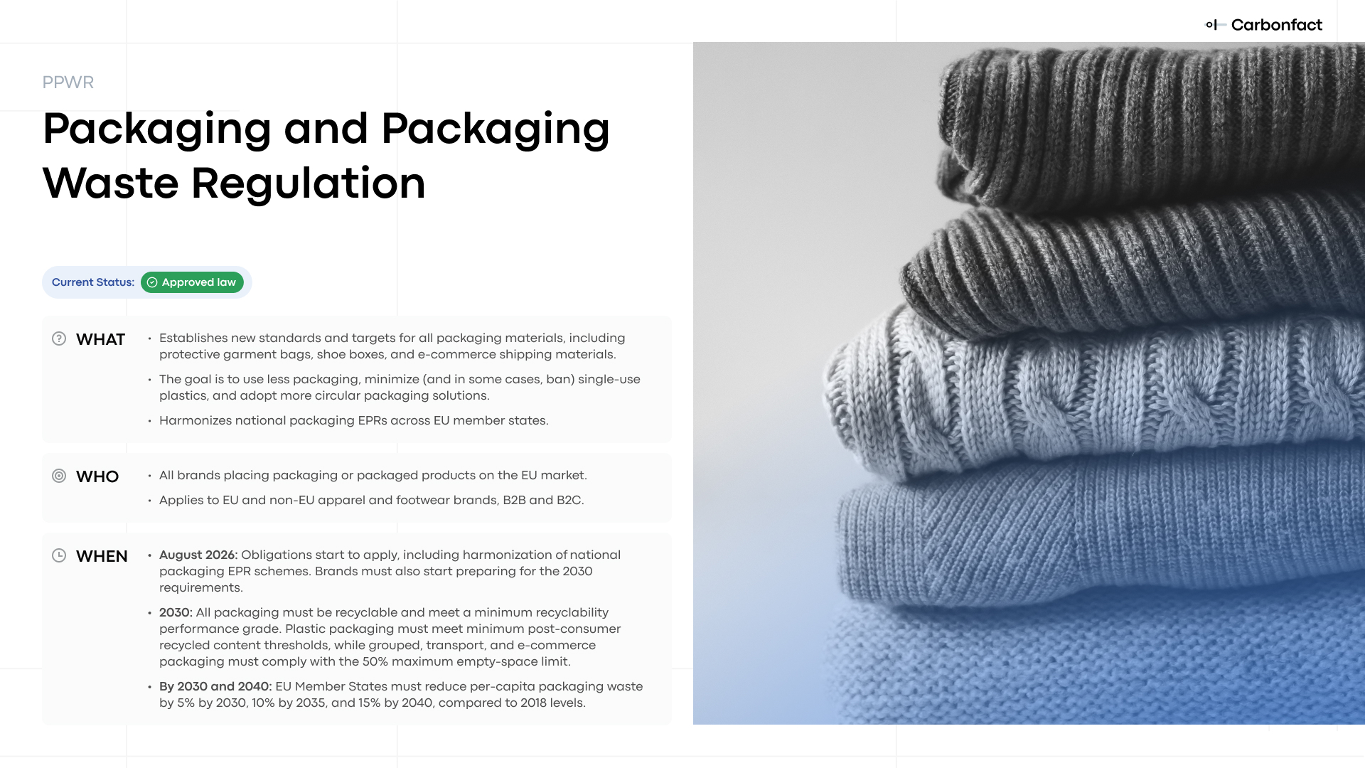 [Textile Industry] The EU’s Packaging and Packaging Waste Regulation ...