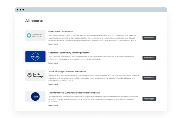 Carbonfact - Sustainability Reporting Platform for Textile Industry