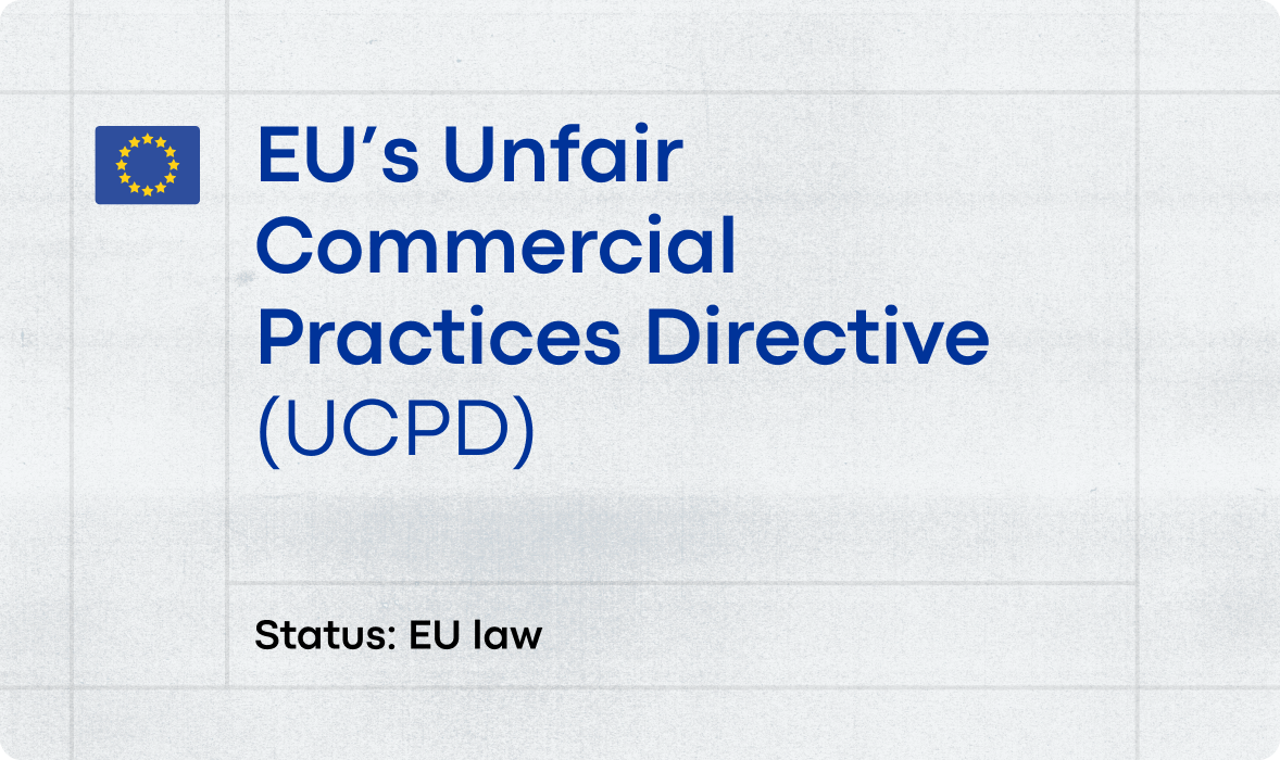 [Fashion Brief] EU’s Unfair Commercial Practices Directive (UCPD) and ...