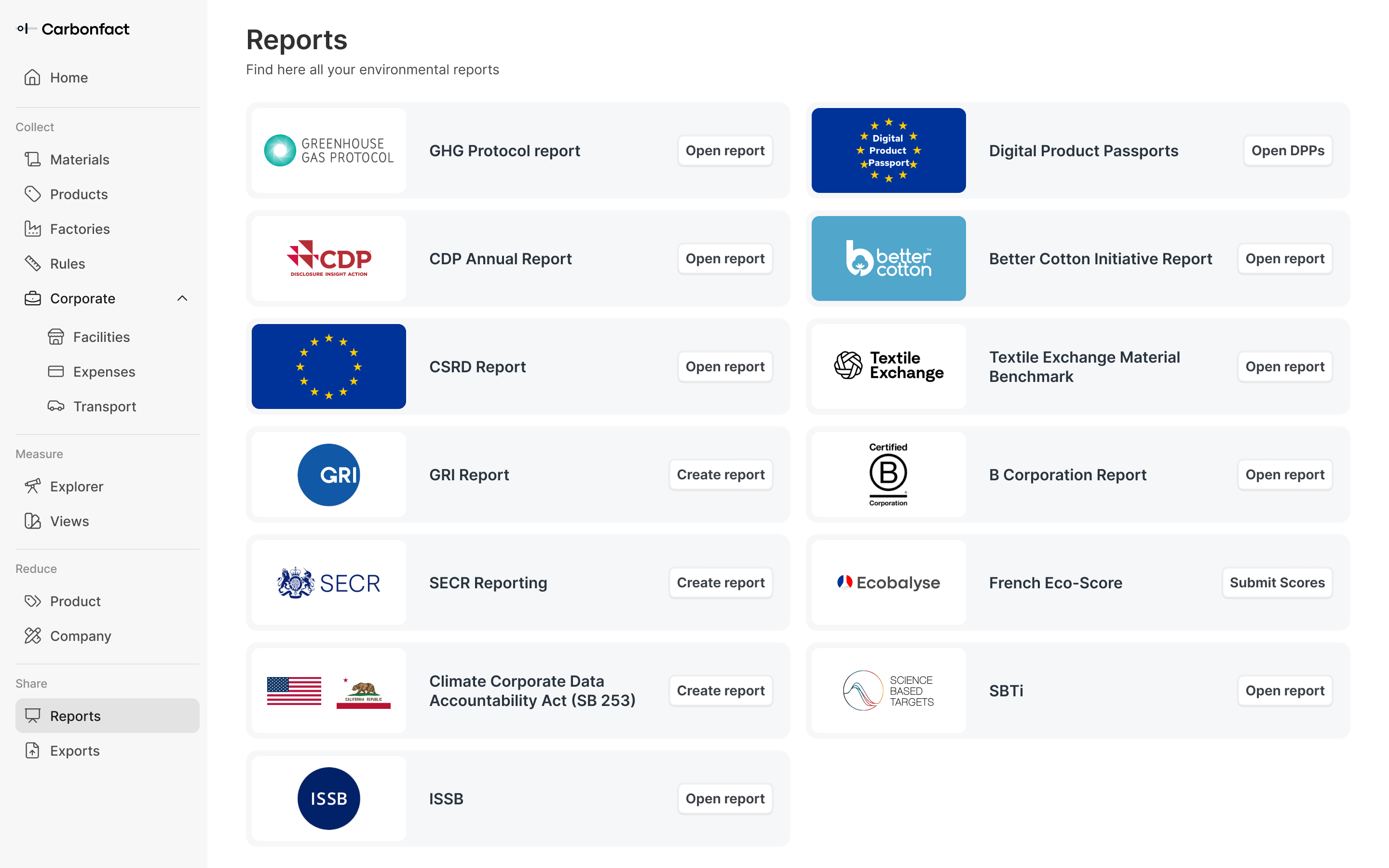 Carbonfact - Sustainability Reporting Platform for Textile Industry